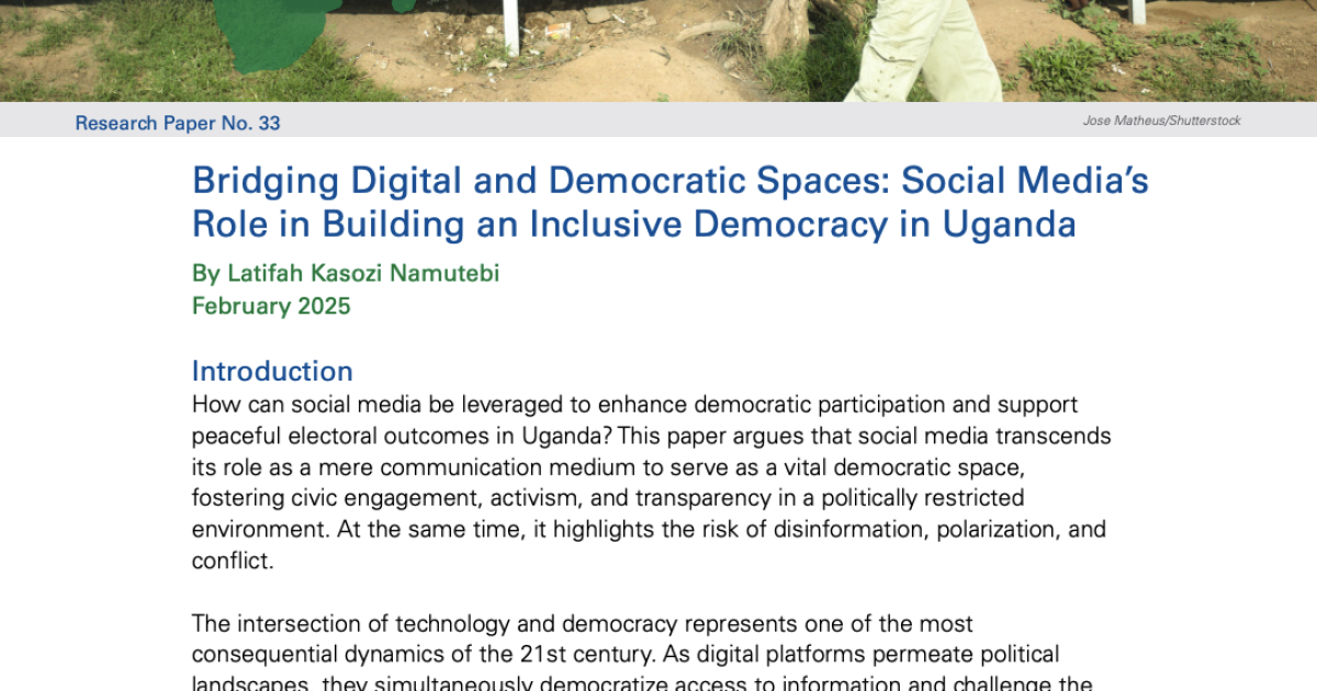Bridging Digital and Democratic Spaces: Social Media's Role in Building ...