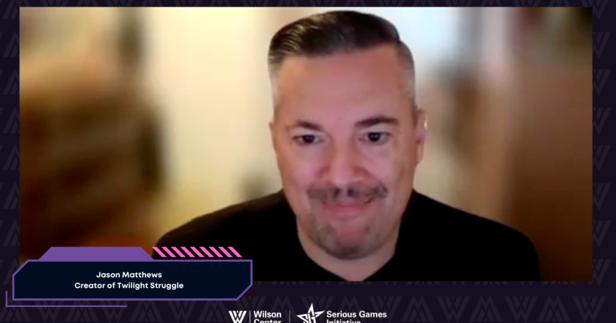 Serious Games: The Past, Present, and Future with Jason Matthews ...